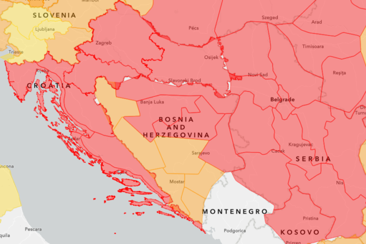 Za četiri regije u BiH izdana posebna upozorenja za subotu: Očekuju se ...